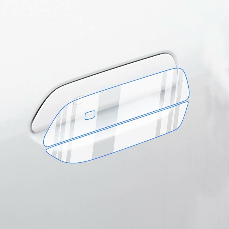 BYD Seal 06/06DMI Комплект: 6 шт. пленки для ручек дверей + 6 шт. пленки для внутренней части двери, высокопрозрачная