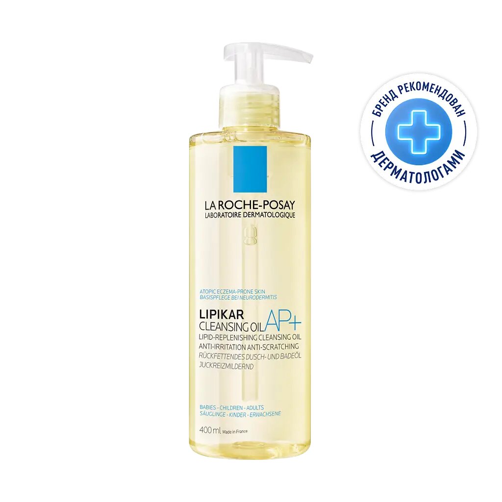 La Roche-Posay Lipikar AP+ Масло очищающее для ванной и душа 400 мл 1 шт