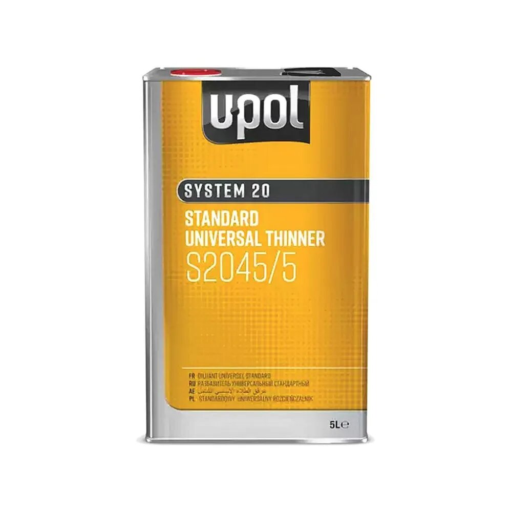 U-POL S2045/5 Standart Universal Thinner Универсальный разбавитель автоэмалей юпол 5 л.