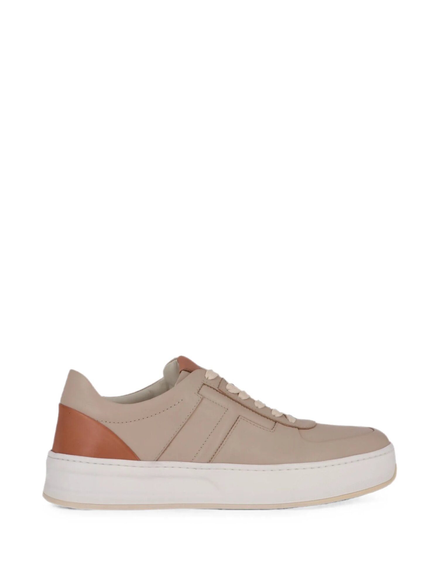 Кроссовки T-panel leather sneakers