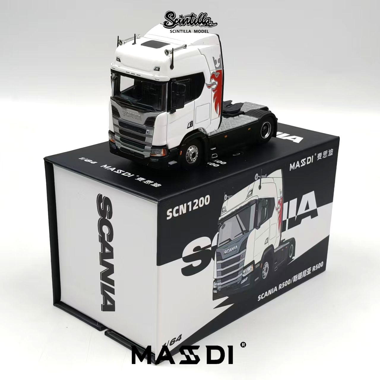 Машинка 1/64 MASDI #SCANIA Alloy Car Model Collection Gift