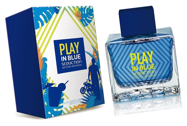Antonio Banderas Play In Blue Seduction For Men 100 мл - аромат Плей Ин Блю Седакшн для мужчин