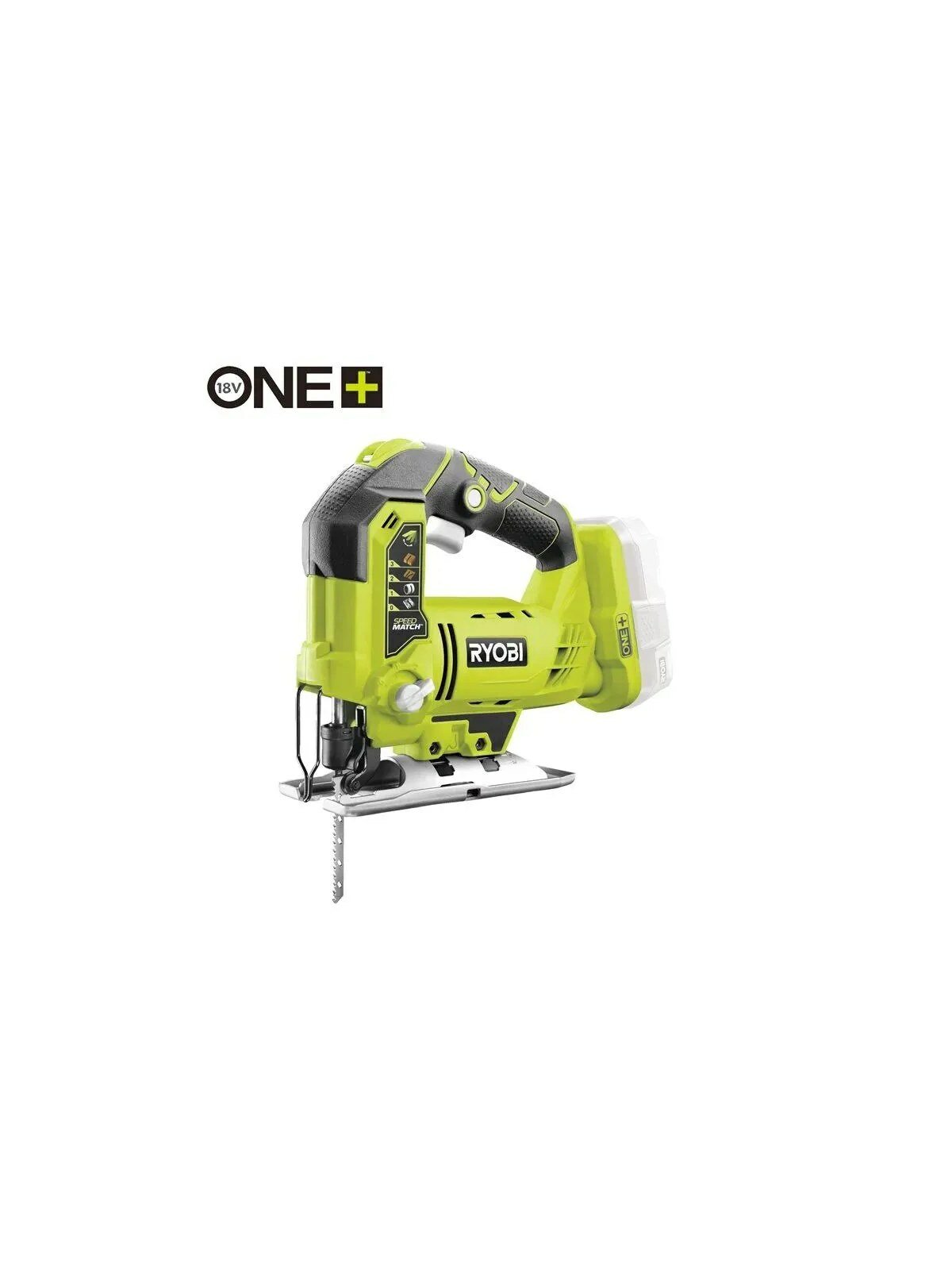 Лобзик аккумуляторный Ryobi R18JS-0 One+, 18 В, 3000 об/мин, без акк и з/у, 5133002158