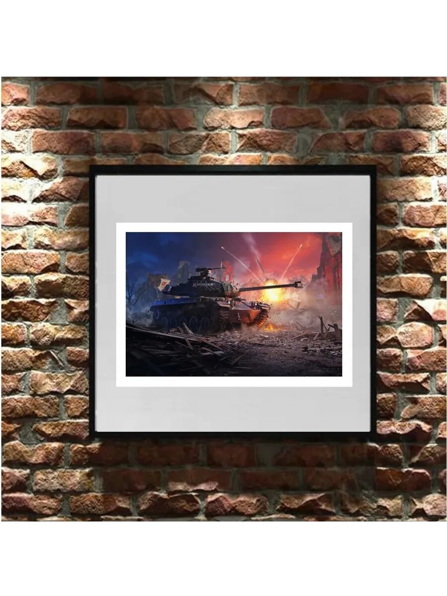 Постер "world of tanks new 2017" Cool Eshe А2