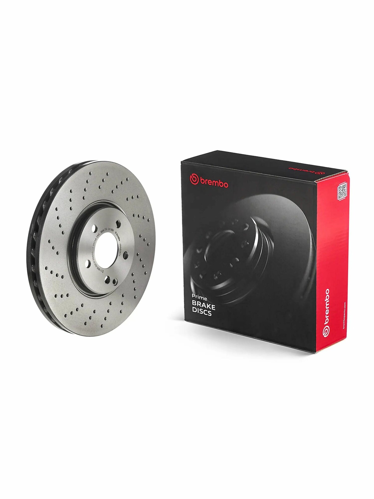 Диск тормозной вентилируемый передний BREMBO (09. A828.11) Prime UV Coated