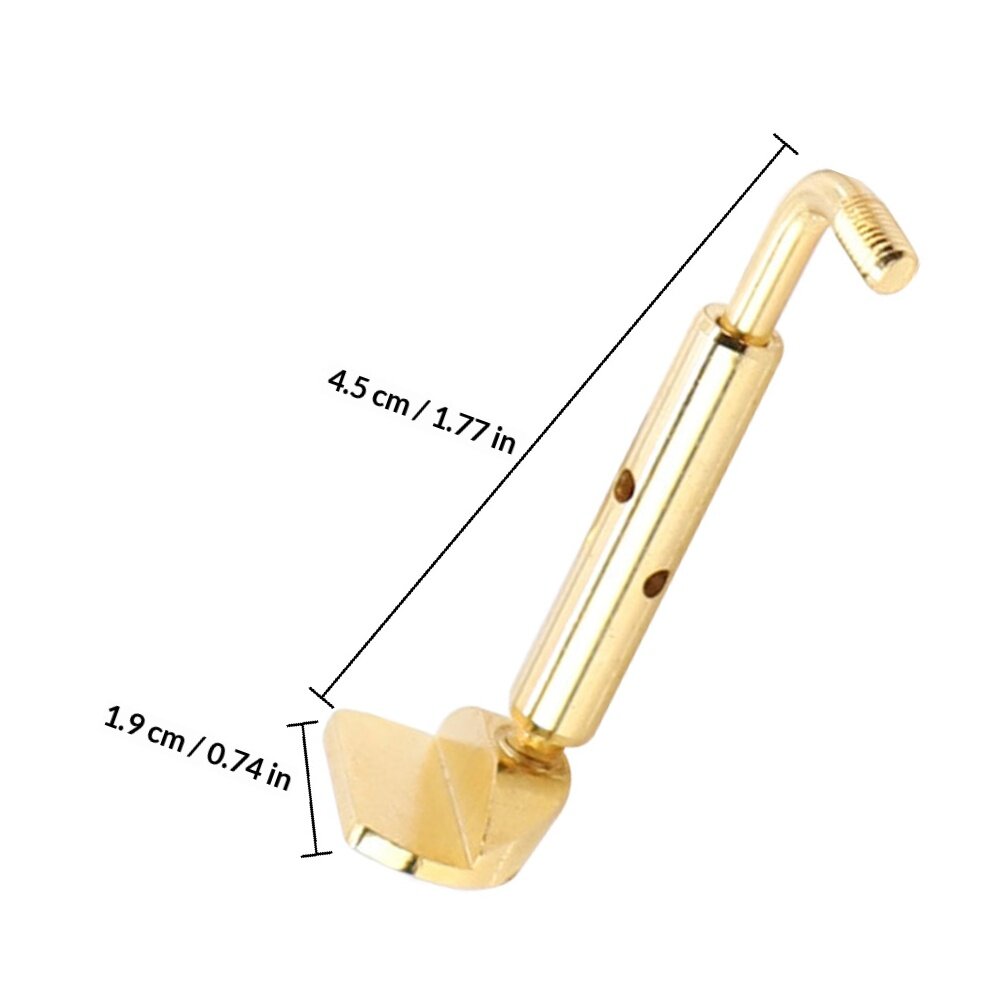 Винты Для Подбородника Скрипки Из Латуни 2 Штуки Золотой Цвет 4 5x1 9Cm