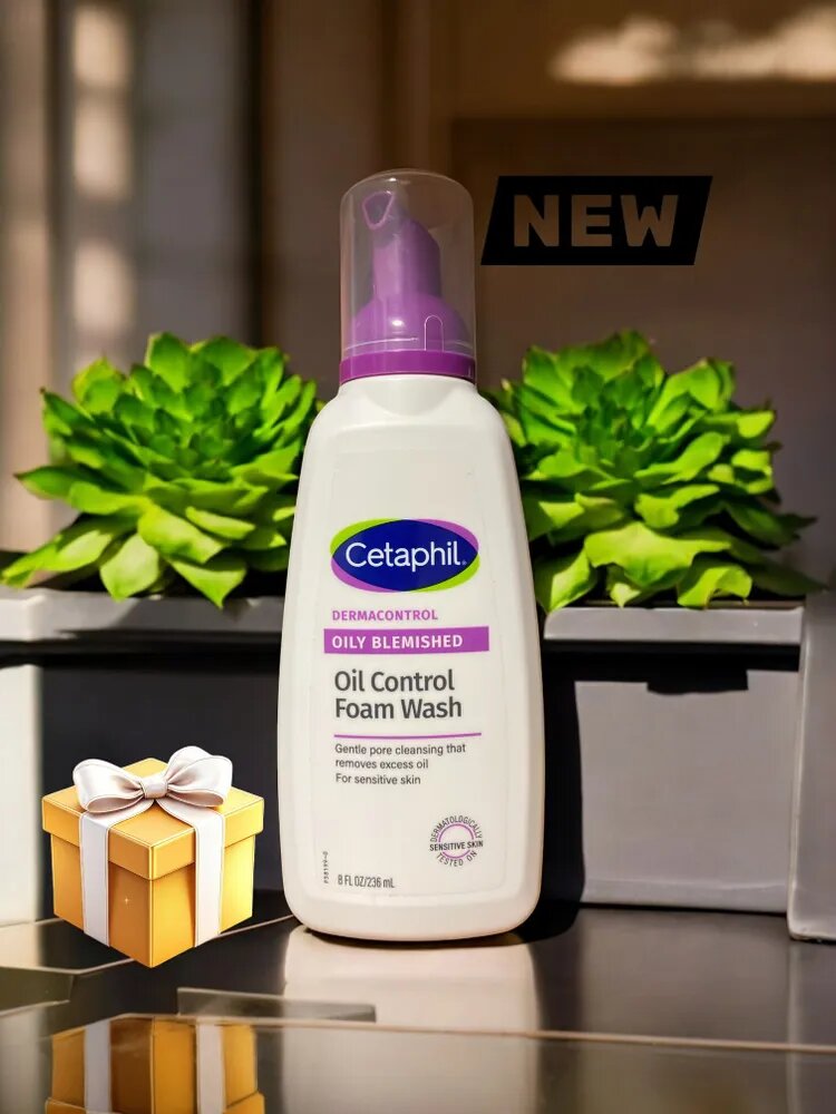 Cetaphil Dermacontrol / Пенка для умывания Cetaphil матирующая 236 мл