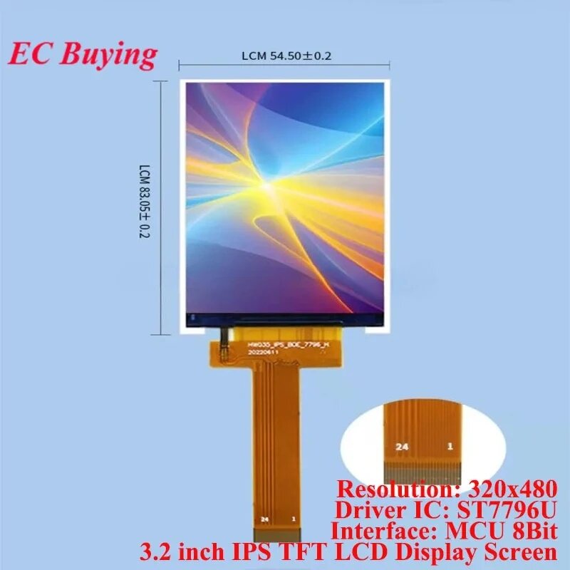 3,5-дюймовый HD TFT LCD дисплейный модуль EC Buying