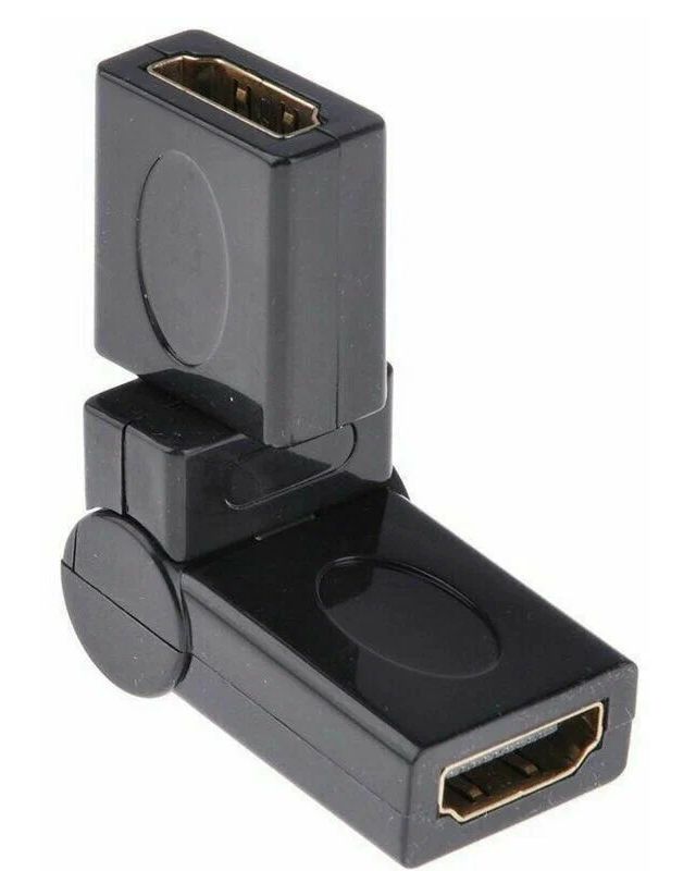 Переходник HDMI гнездо - HDMI гнездо (литой)