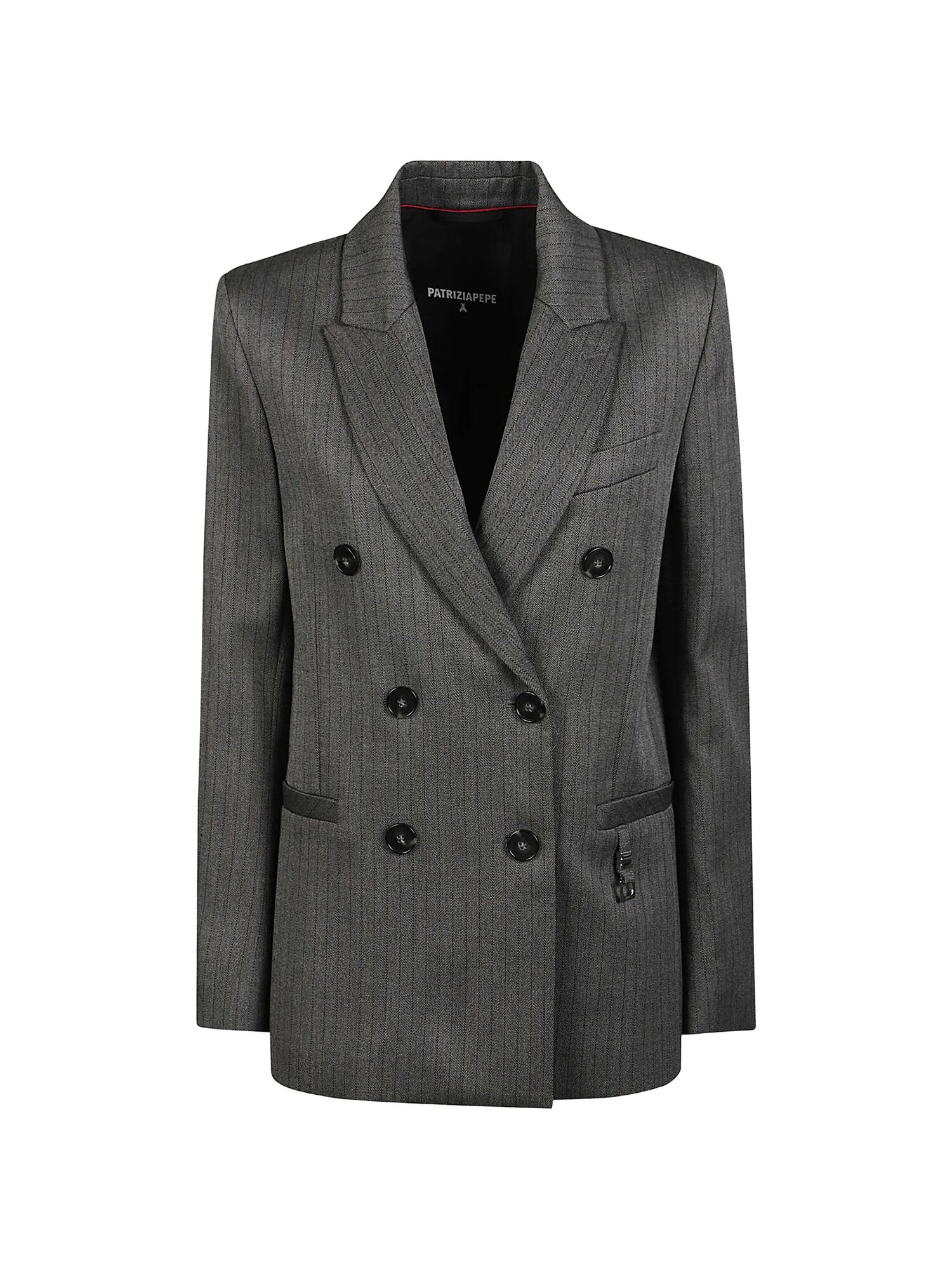 Пиджак Herringbone double-breasted blazer