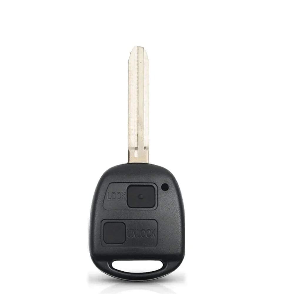 Ключ для Toyota 2 кнопки, TOY43, черный