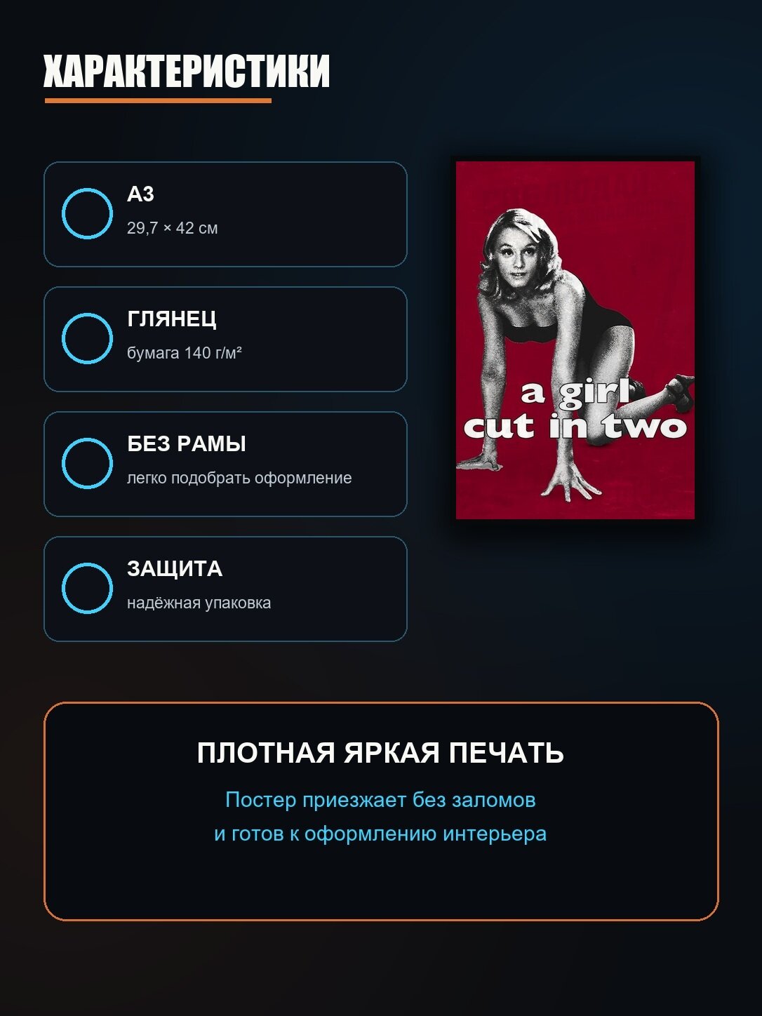 Постер Одна девушка на двоих — фото 1