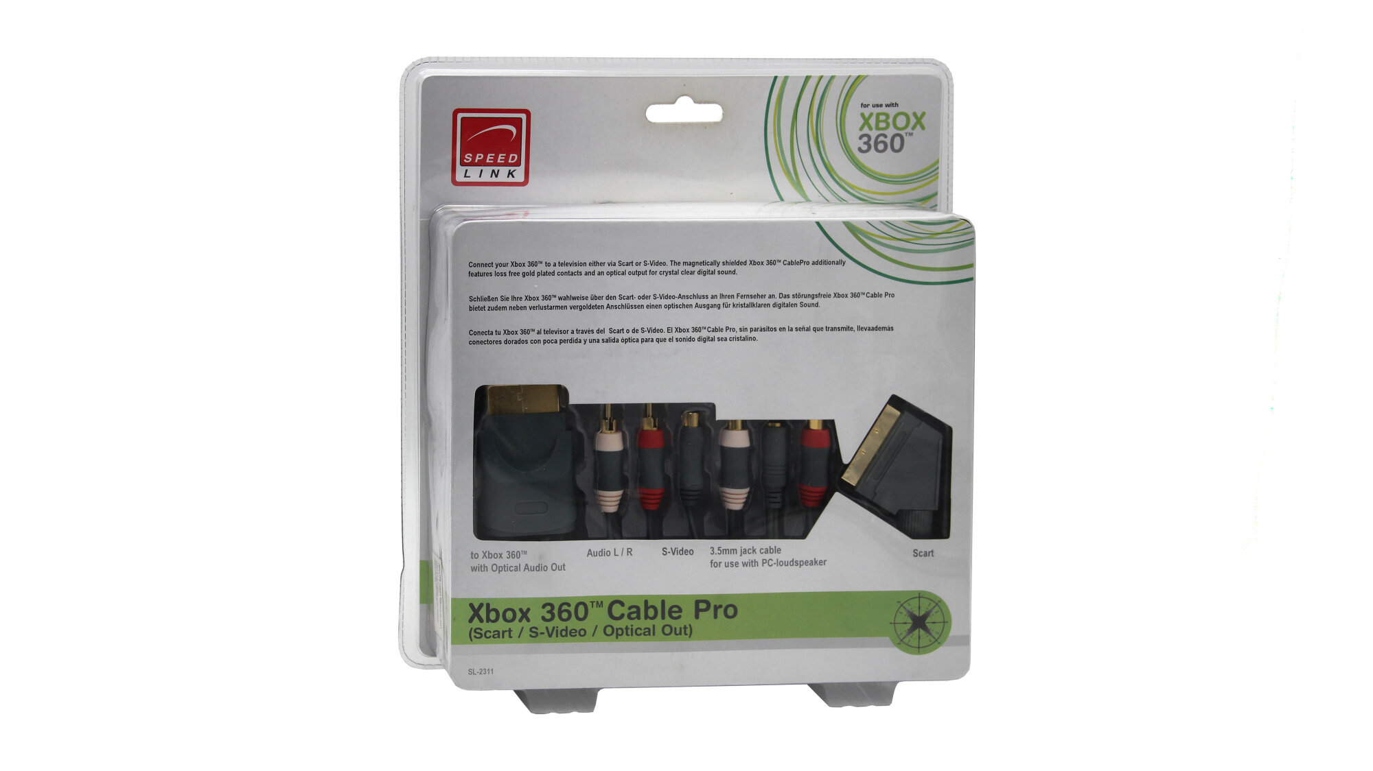 Speedlink Cable Pro кабель для игровой приставки Xbox 360 (Новый)