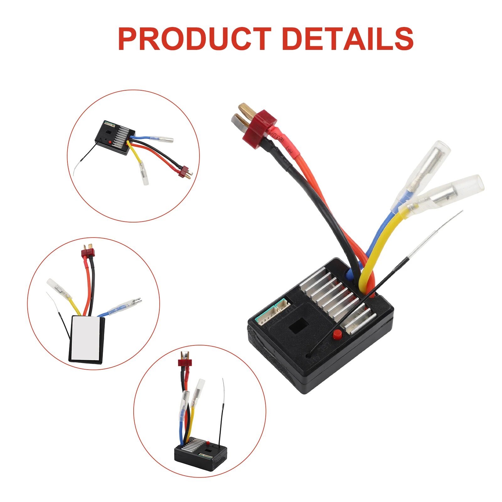 Пластиковая приемная плата 2-в-1 2.4G Wltoys 144001 124019 124018 4WD