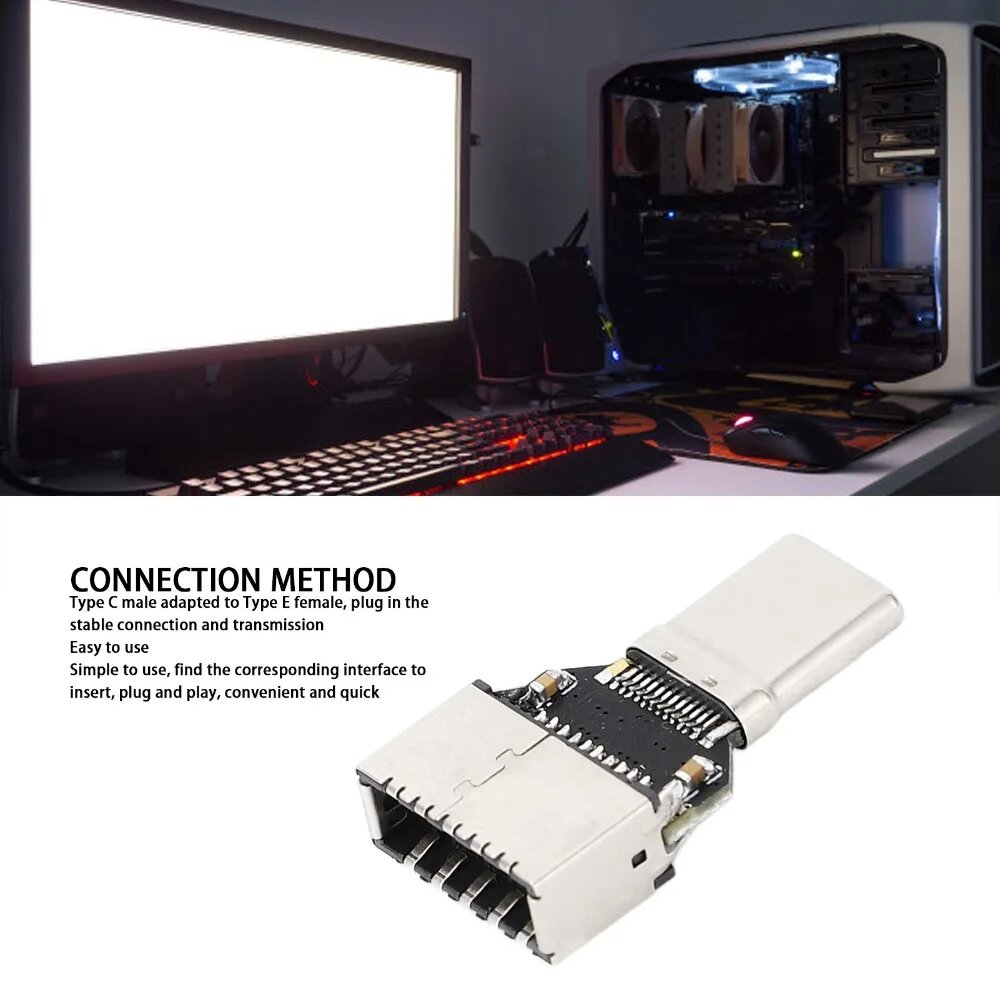 USB 3.0 Type C на Type E адаптер 20 Гбит/с — фото 1