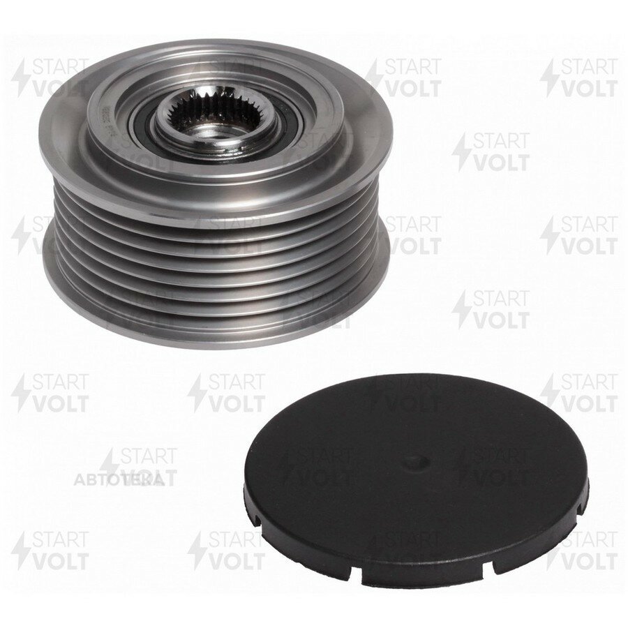Шкив генератора HYUNDAI H1 (93-)/KIA SORENTO (02-) 2.5D с обгонной муфтой STARTVOLT SGP0825D