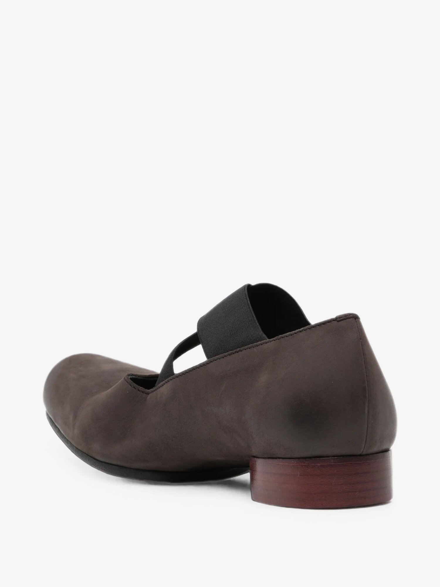 Балетки UMA WANG Cross-strap leather ballet flats, размер 40, коричневый — фото 1