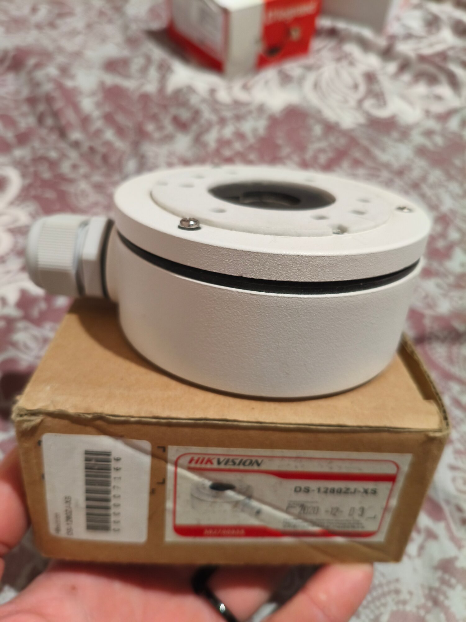 DS-1280ZJ-XS HikVision Монтажная коробка, алюминиевый сплав, уличная/внутренняя