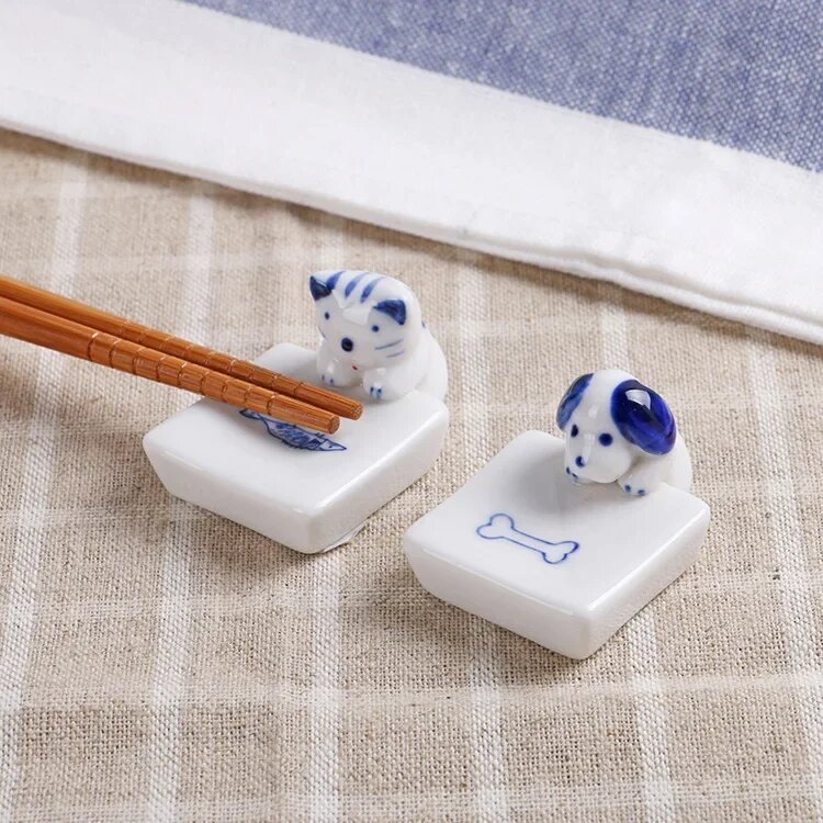 Держатель для палочек керамический, 2 шт, цвет: 2 PCS