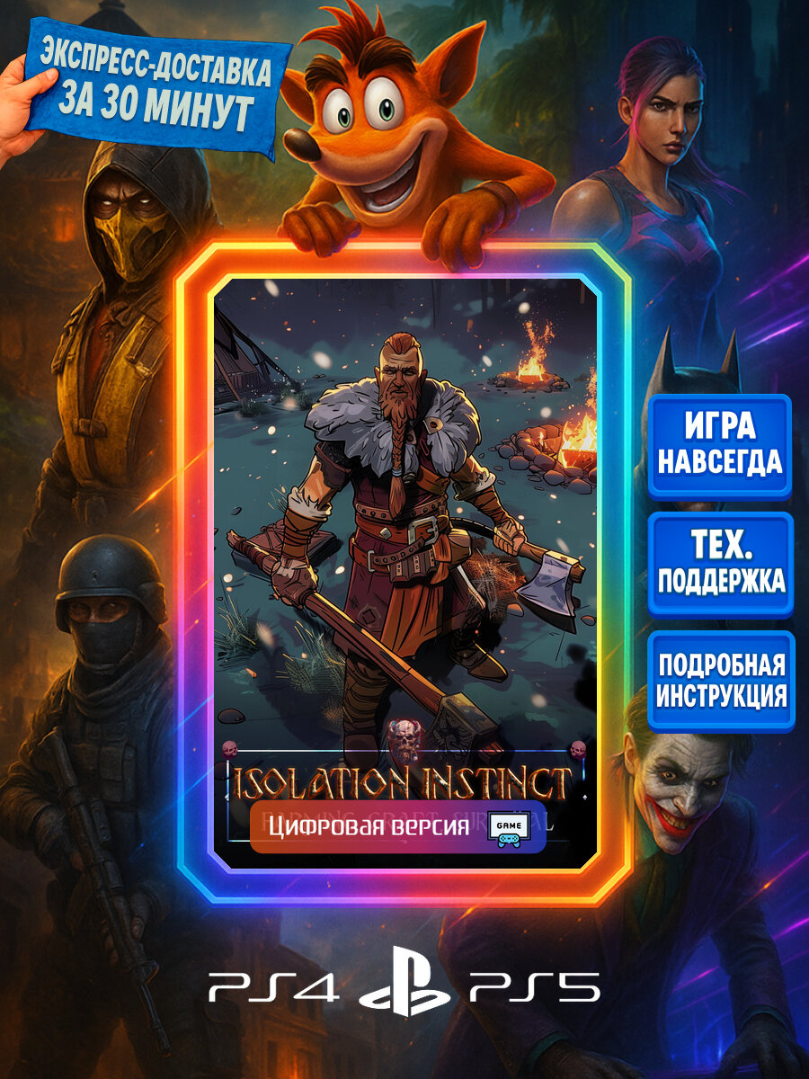 Isolation Instinct: Farming, Craft, Survival PS4/PS5 | Моментальная доставка | Английский язык | Приключения