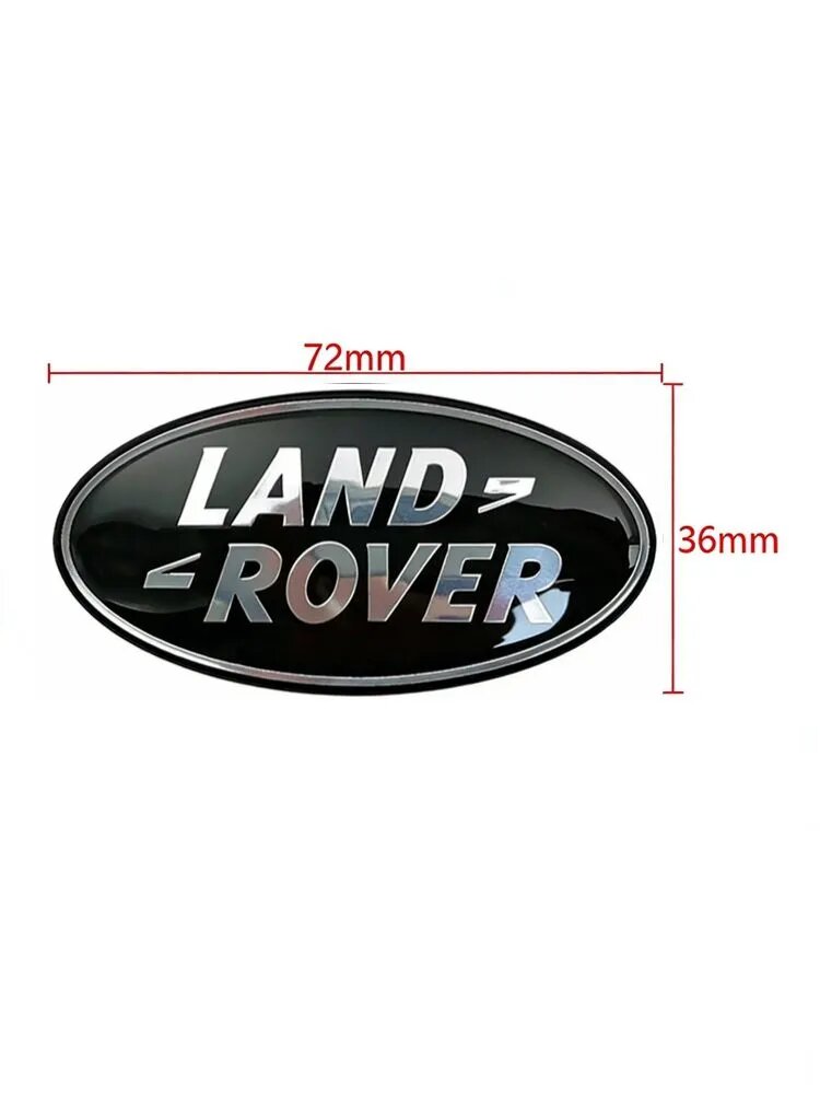 7.2x3.6 см логотип для боковой стороны автомобиля Land Rover Range Rover Discovery Sport Evoque Defender Overfinch, наклейка на окно автомобиля, модифицированная эмблема