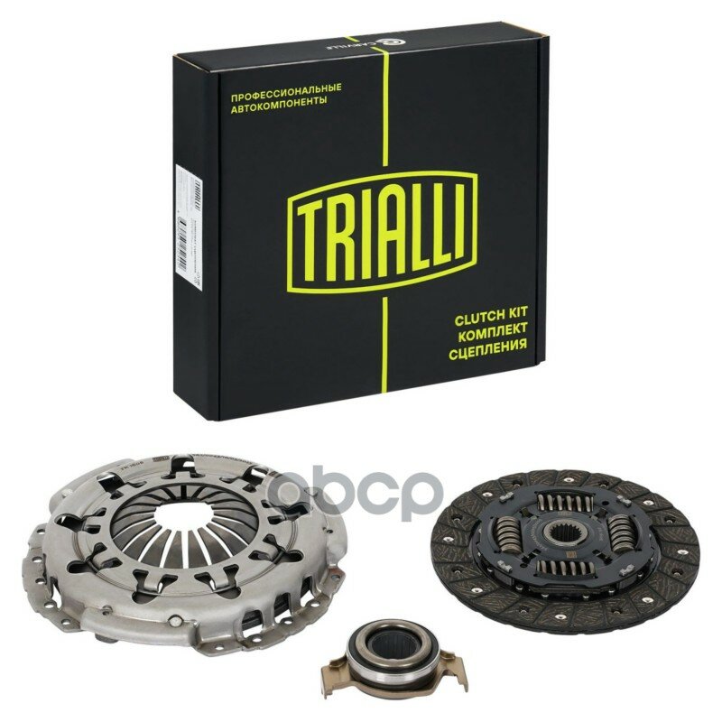 Сцепление в сборе для а/м Fiat Albea (07-) 1.4i (с мех. муфтой) (FR 1608) Trialli арт. fr-1608