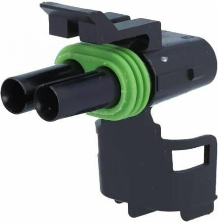 Разъем APTIV 12015792 провод-провод Weather Pack "мама" PIN 2, без контактов, 1шт
