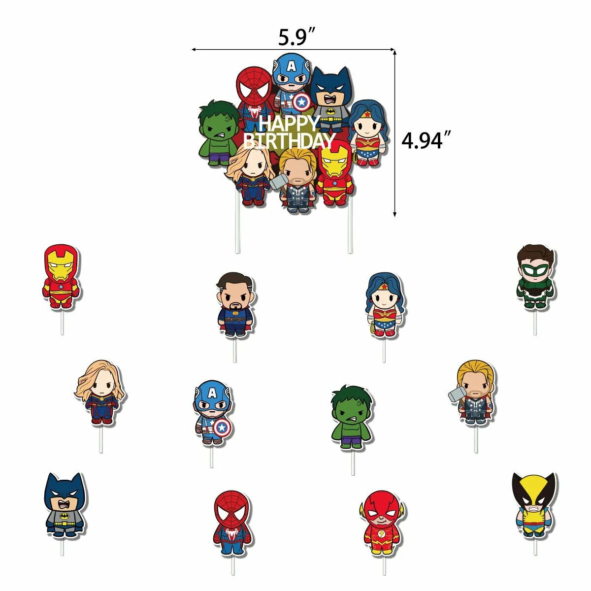Набор декораций для вечеринки Marvel