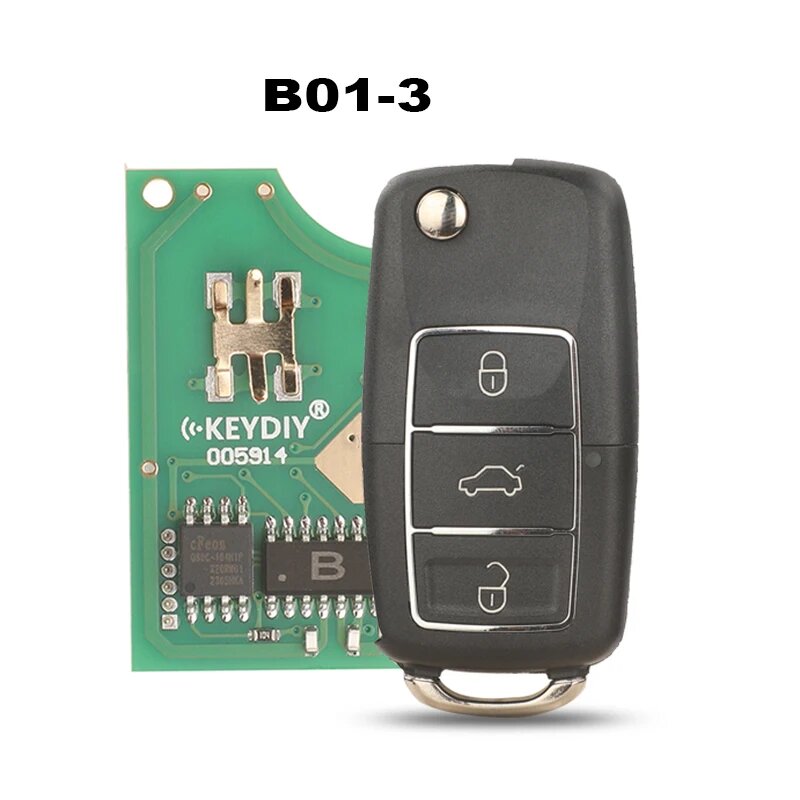KD Keydiy Remote B01 B01-3 черный 3-кнопочный универсальный автомобильный ключ серии B для KD900 KD-X2 KD mini