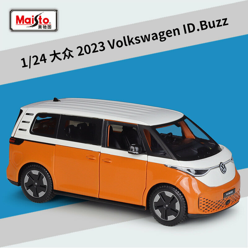 Модель Meichi "Volkswagen ID.Buzz", имитационный сплав, новая энергия, чистый электромобиль, 1:24