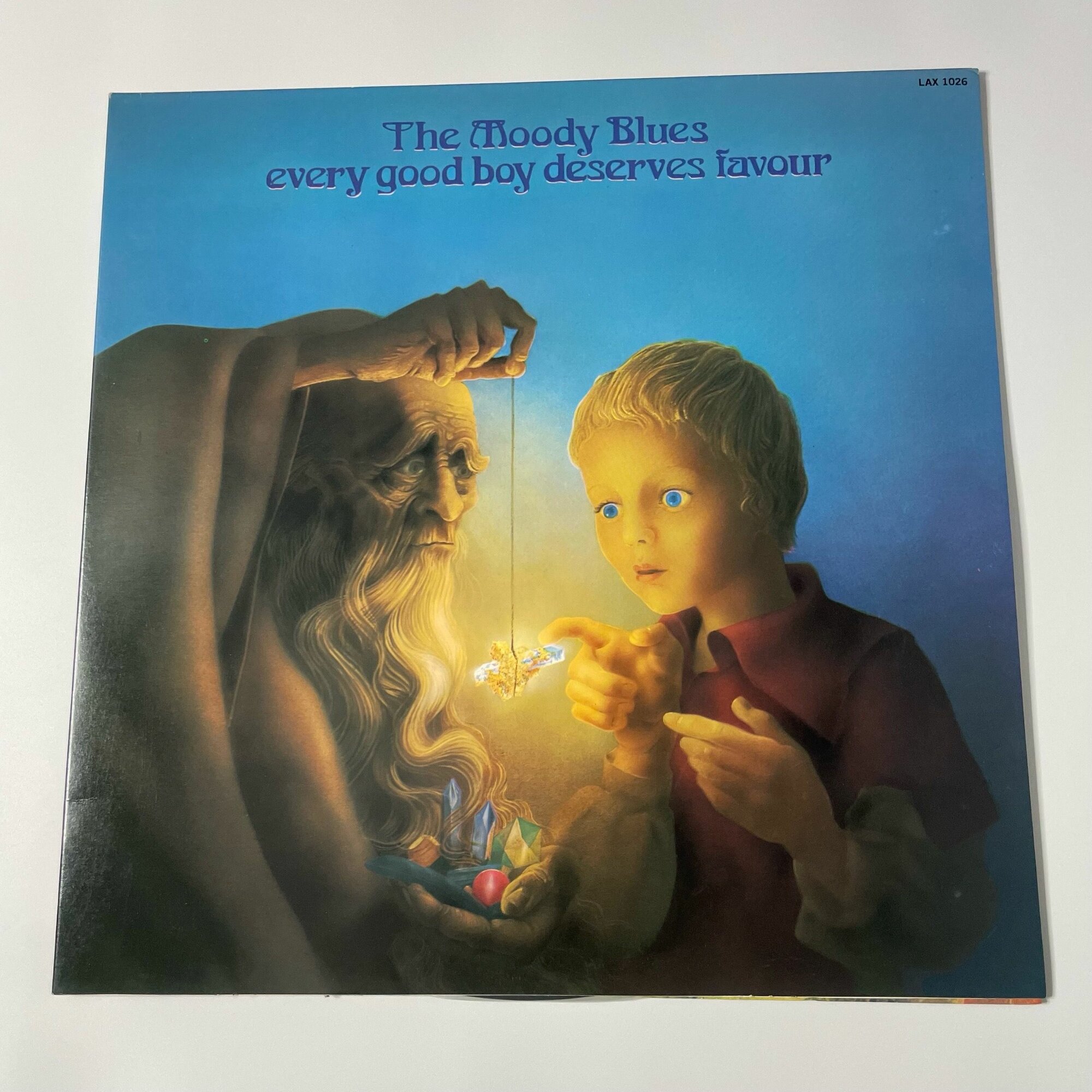 Винтажная виниловая пластинка LP The Moody Blues Every Good Boy Deserves Favour (Япония 1978) (Без Оби)