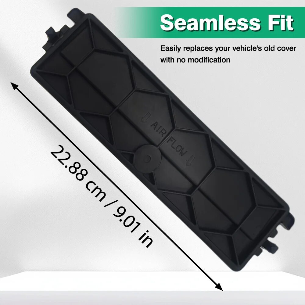 79303TBAA11 Крышка переднего салонного воздушного фильтра, пластиковая, черная, для Honda Civic 10-го поколения 1.5L 2.0L 2016 2017 2018 2019 2020