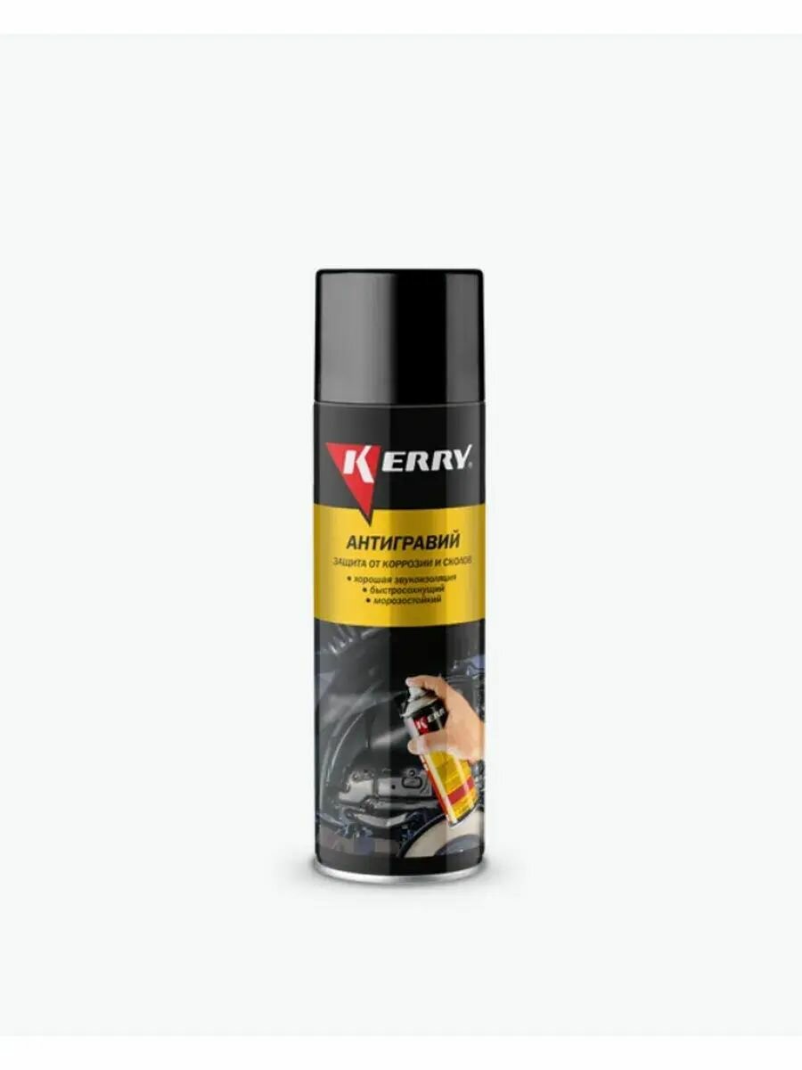 Антигравийное покрытие (серый) Kerry KR-970.1 (650мл), 1 шт.