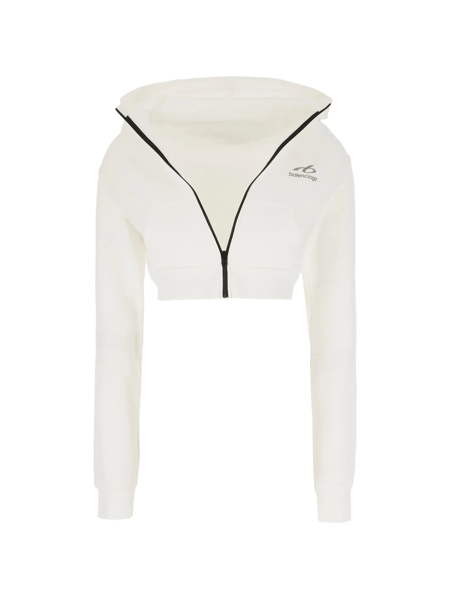 Худи Cropped zip-up hoodie