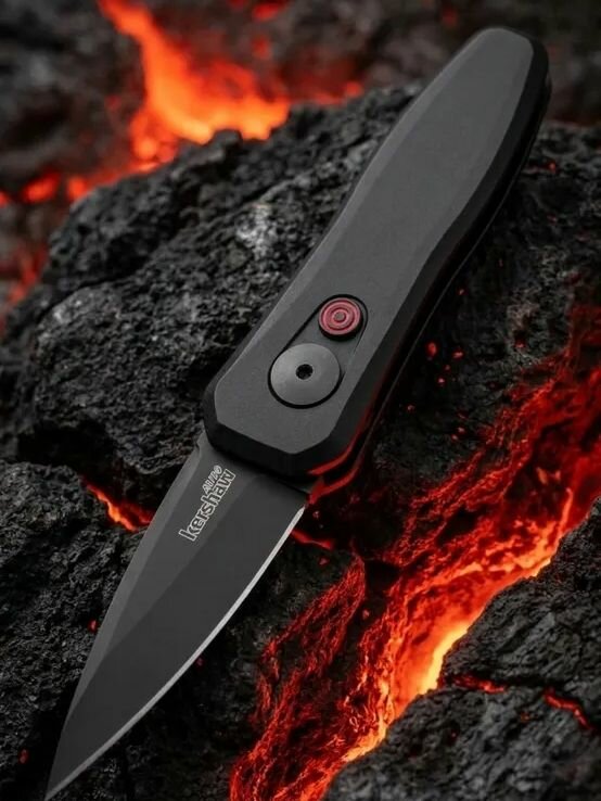Нож Kershaw "Launch 4", 48мм, нержавеющая сталь, складной, алюминий
