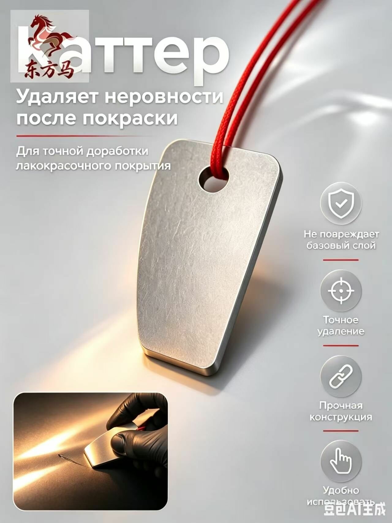 Нож (каттер) для удаления дефектов на лаке Mirka 7872000111 дефекты лака каттер для лака удаление дефектов