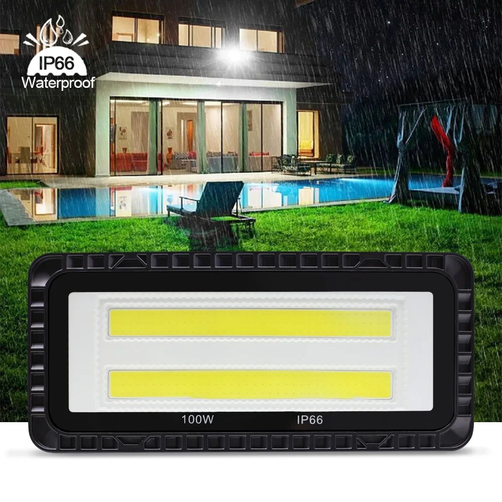 Светодиодные Прожекторы 100W 200W, IP66, Водонепроницаемые, Для Наружного Освещения, 200W