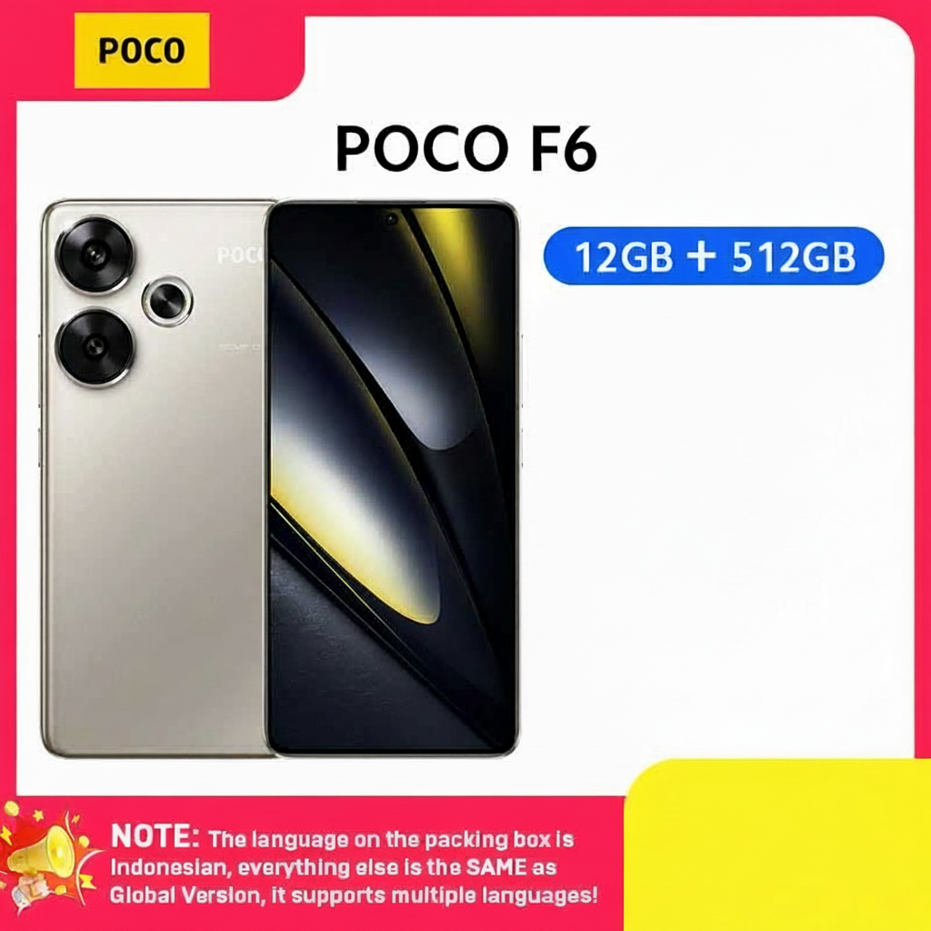 Смартфон Poco F6, 12/512ГБ, global