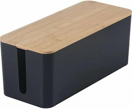 Органайзер Cactus CS-BOX-BL черный/бамбук
