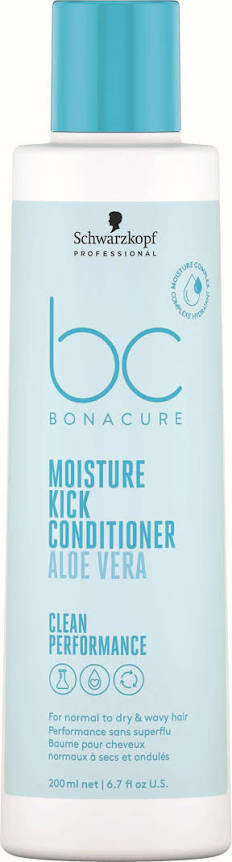 Schwarzkopf Bonacure Aloe Vera Moisture Kick - Увлажняющий кондиционер для волос 200 мл