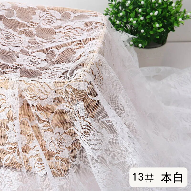 Кружевная ткань FABILL розы, сливы, пиона 100% Polyester 1x1.5 м L 13