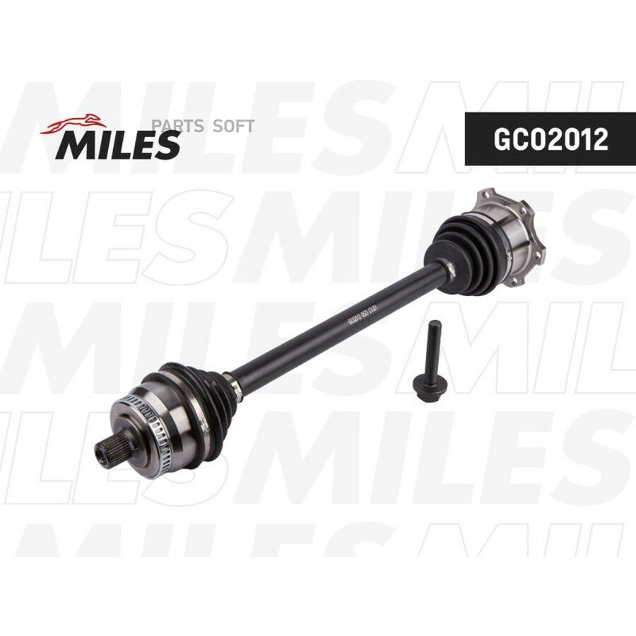 MILES GC02012 Привод в сборе AUDI A4/VW PASSAT 1.8T-2.3 95-05 прав. (ABS) ()