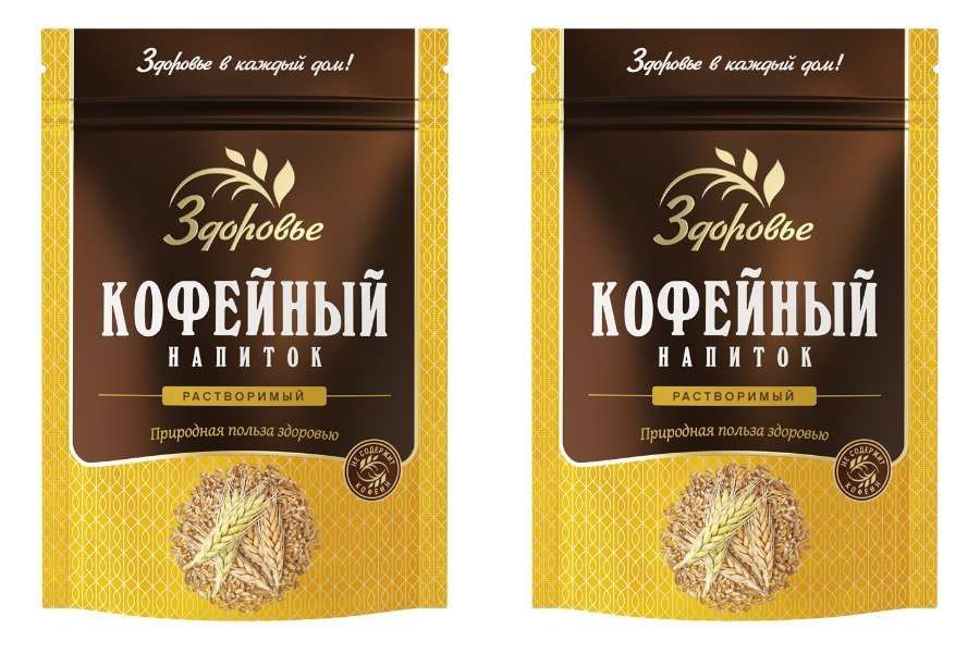 Здоровье Кофейный напиток порошкообразный, 100 г, 2 шт