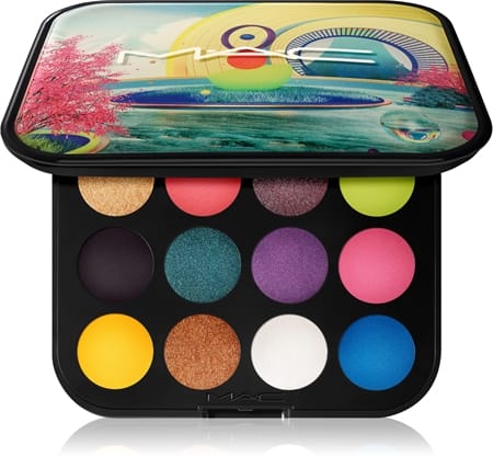Тени для век MAC Cosmetics Connect In Colour Eye Shadow Palette, Hi-Fi Colour, 12 оттенков, 12,2 г