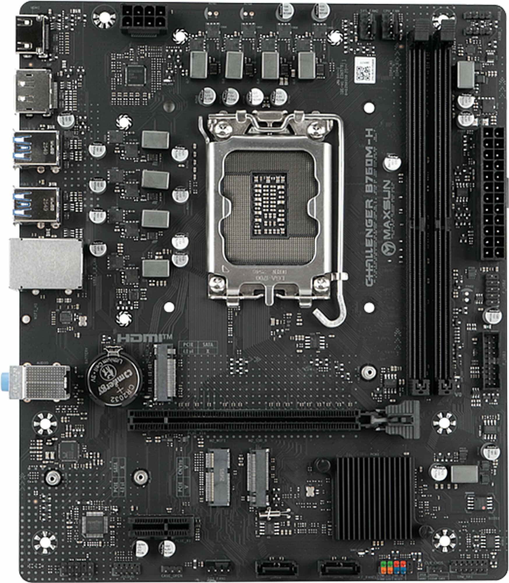 Материнская плата Maxsun MS-Challenger B760M-H (LGA1700, mATX)