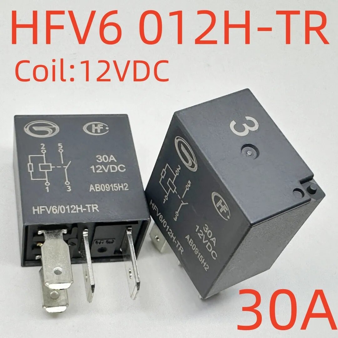 Реле HFV6 4 контакта HFV6 012H-TR 12V-30A