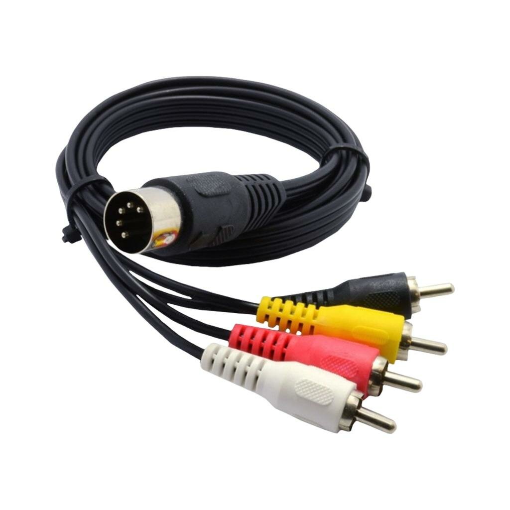 Кабель DIN 5Pin (M) – 4RCA (M), 1.5m