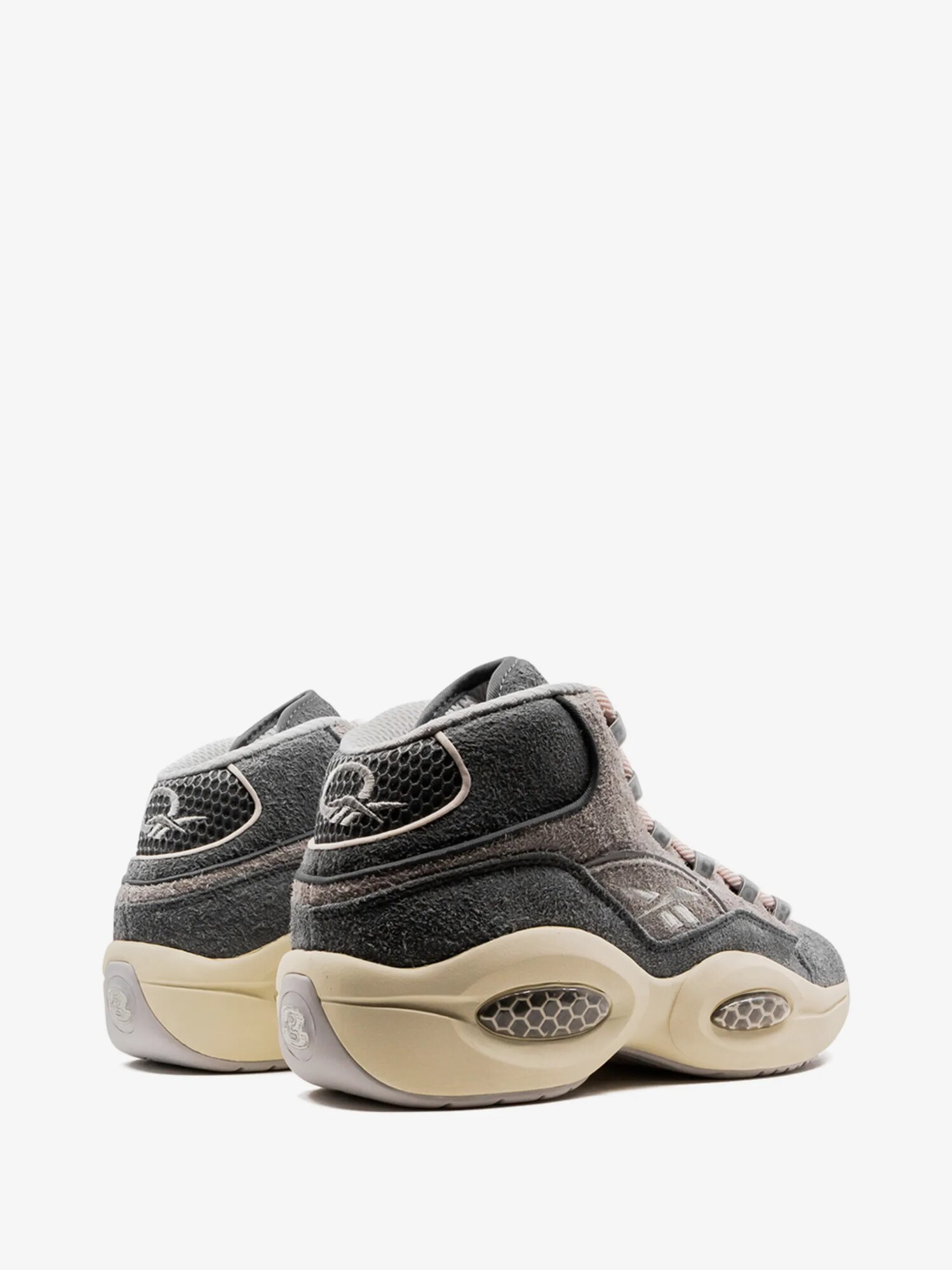 Кроссовки Reebok Question Mid, размер 9.5, серый — фото 1