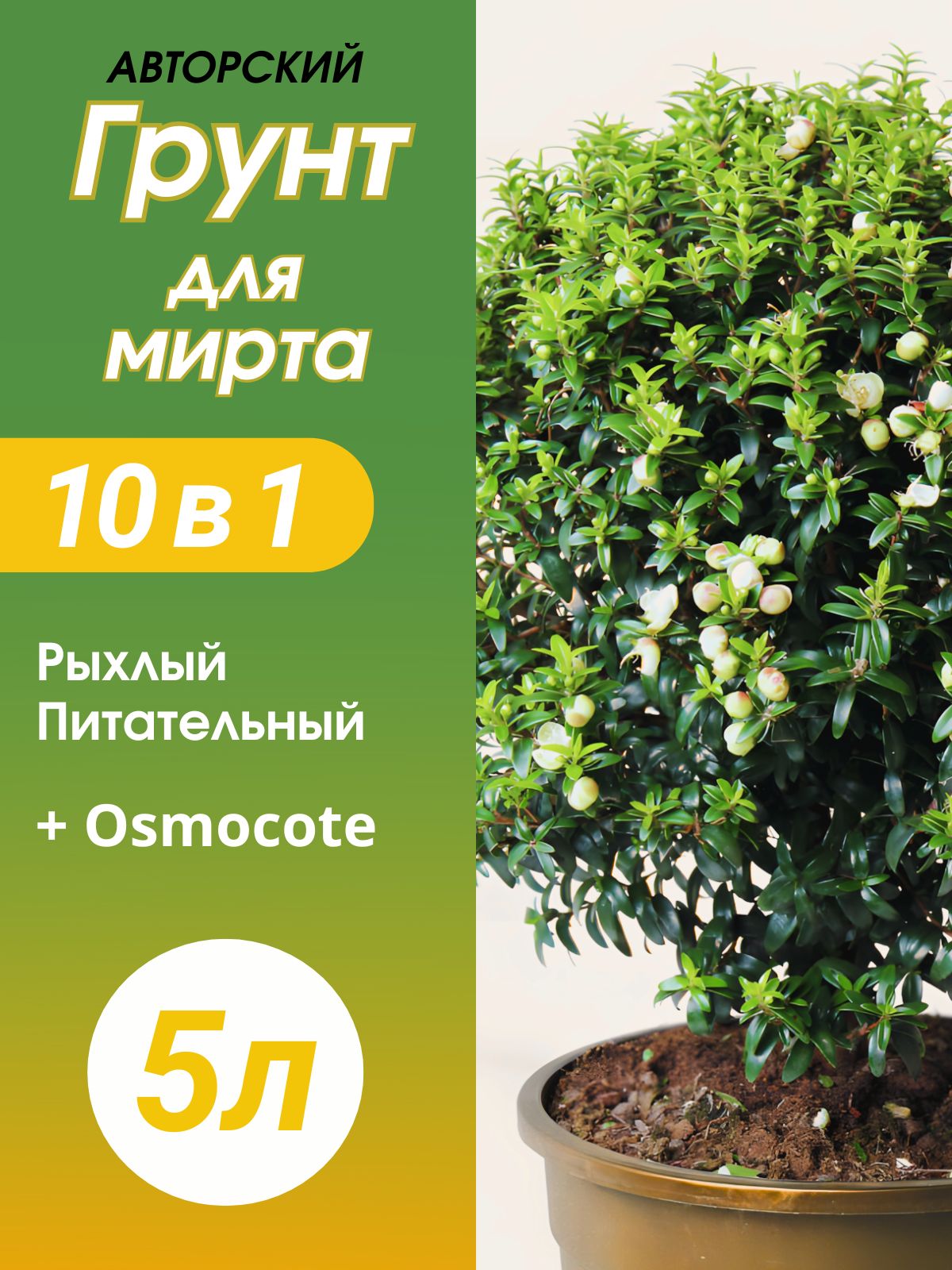 Грунт для Мирта 5л готовый
