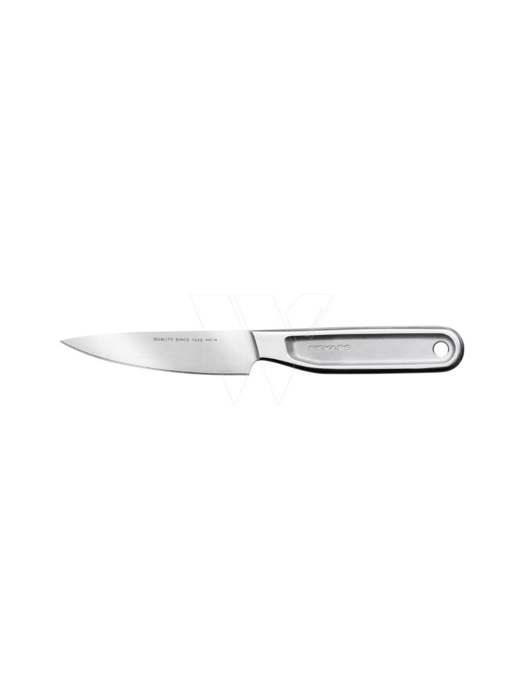 Нож для чистки овощей Fiskars All Steel, лезвие 10 см, японская нержавеющая сталь, цельнолитой